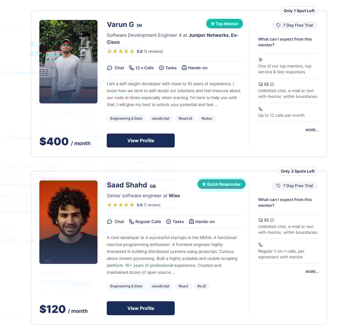 Thinkful Alternatives: Tech Mentorship - MentorCruise